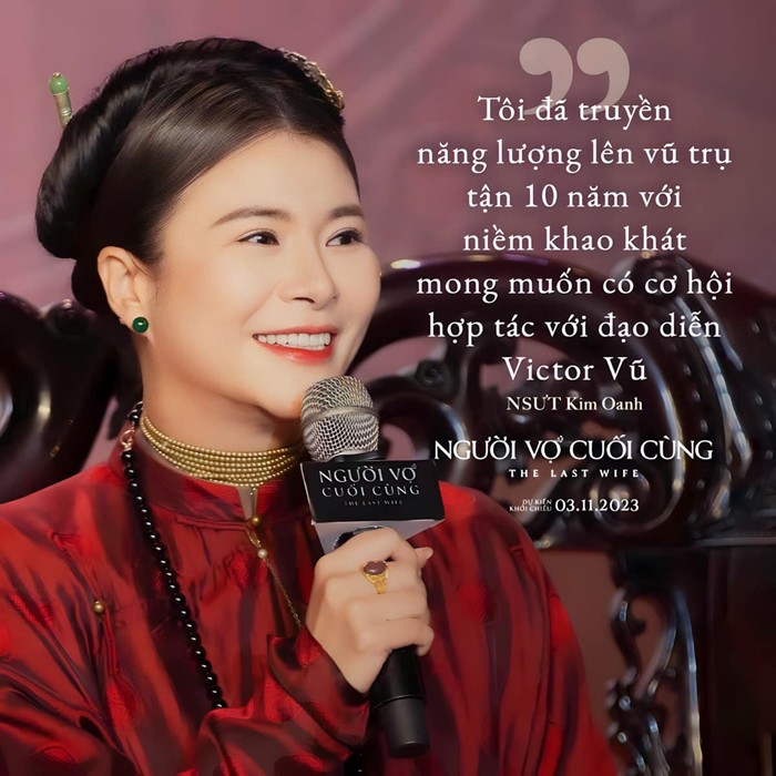 Vợ anh Núi Kim Oanh: Lần đầu tiên tôi được đối xử như một nghệ sĩ xứng đáng