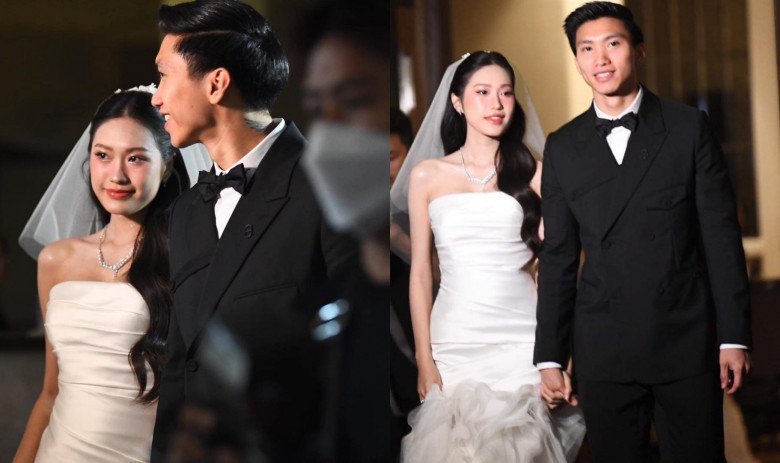 Vợ chồng Mạc Hồng Quân dự đám cưới Đoàn Văn Hậu - Doãn Hải My, cô dâu ...