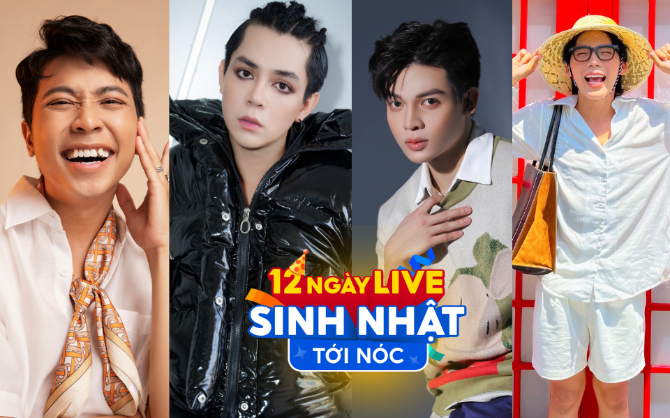 12 Ngày Live Sinh Nhật: Đường đua giọng ca vàng độc lạ, vừa hát vừa ...