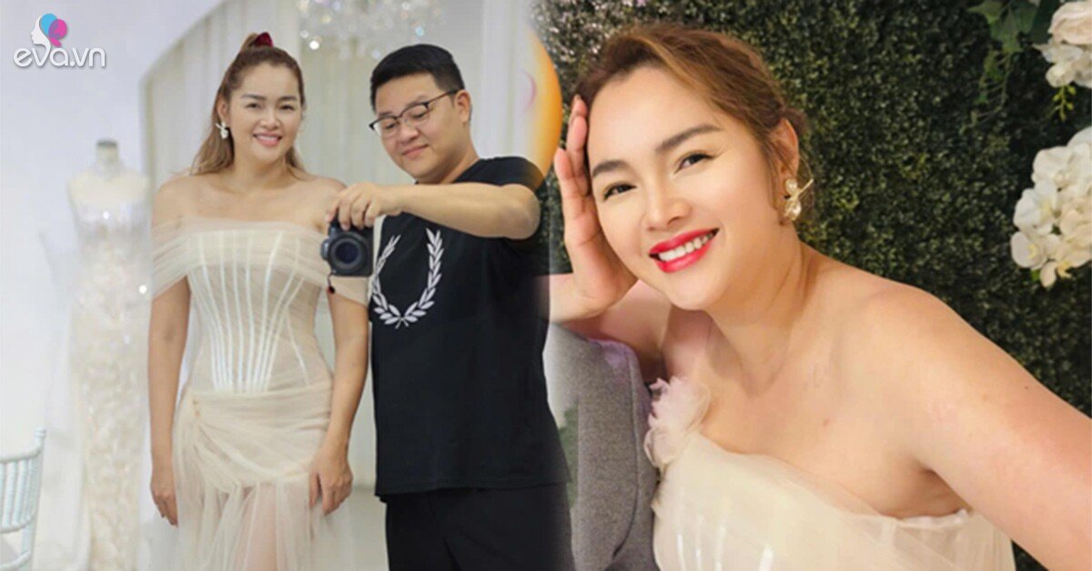 Lấy chồng khi đã làm mẹ 5 con, Hoa hậu Diễm Châu mặc váy cưới độc nhất vô nhị có giá 0 đồng