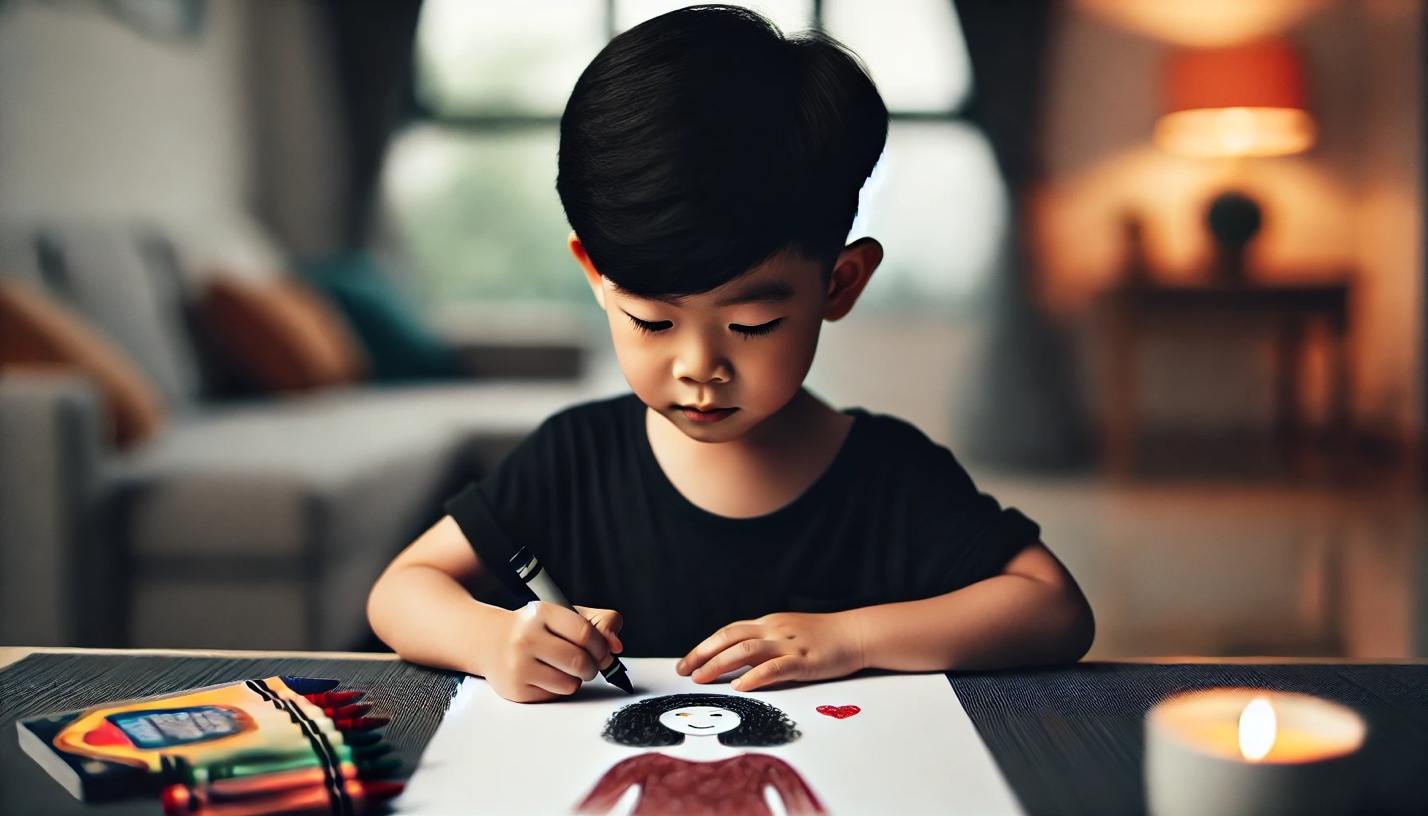 Phát hiện chi tiết lạ trong bức vẽ của con riêng bạn trai, tôi quyết ...