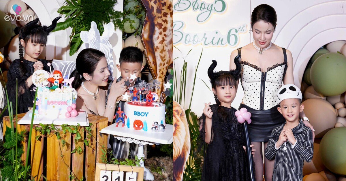 2 con Diệp Lâm Anh không sống chung nhà vẫn được làm sinh nhật trọn vẹn, Boorin là bản sao của ...