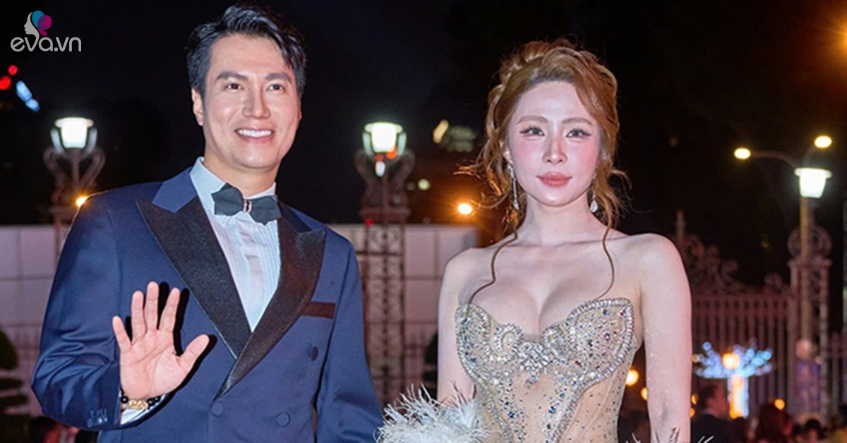 Diễn viên Việt Anh tình tứ bên Quỳnh Nga sánh bước trên thảm đỏ LHP Việt Nam