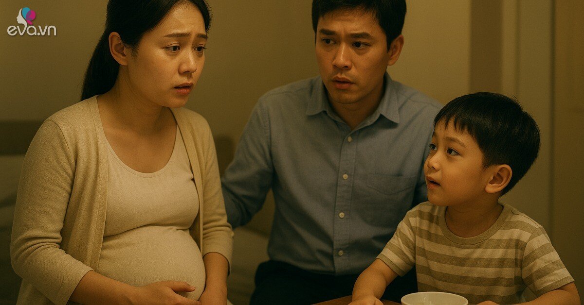 Con riêng của chồng nhìn bụng tôi rồi nói 1 câu, tôi chết lặng giữa bàn cơm