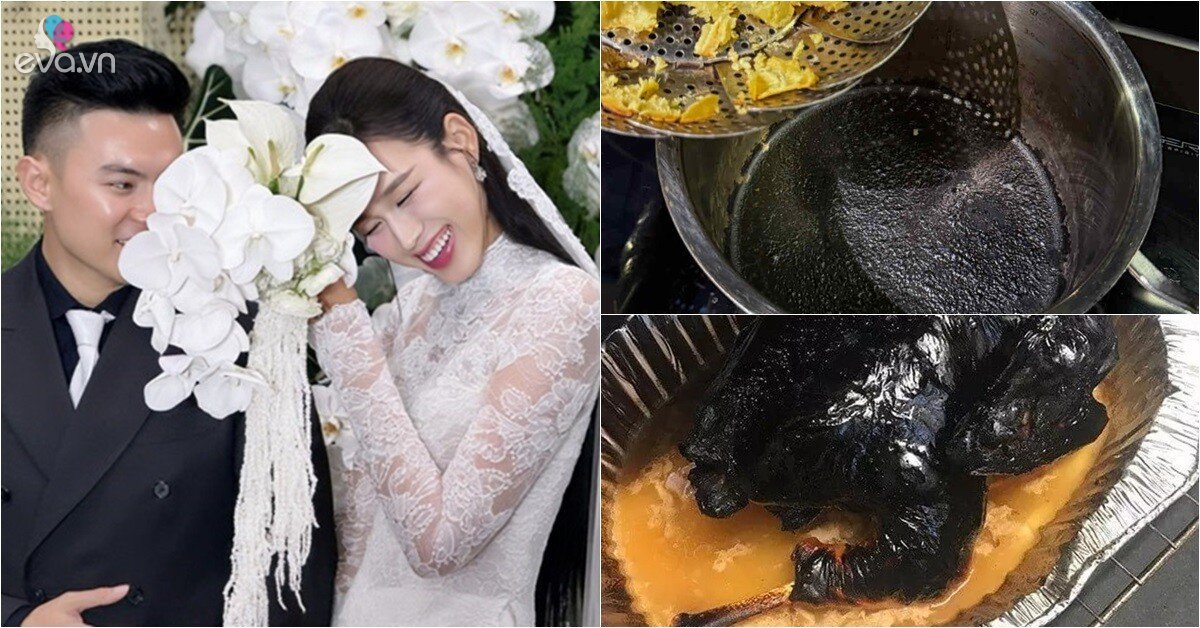 Cô dâu Đỗ Hà vừa cưới xong đã bị chồng phát hiện thảm họa trong bếp ...