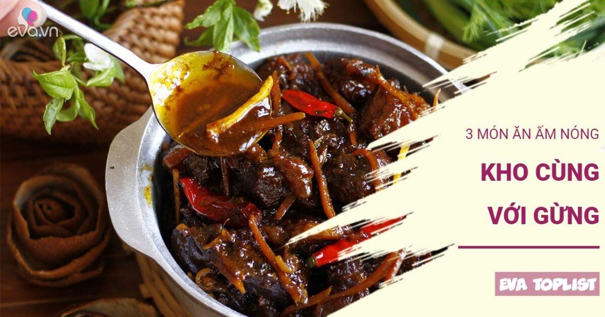 Thơm nồng hương gừng: Ba món kho khiến bữa cơm nhà thêm hấp dẫn
