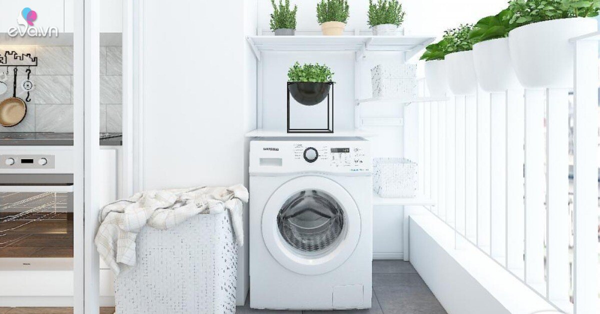 Tại sao không nên đặt máy giặt ở ban công? Nghe chuyên gia phân tích lý ...