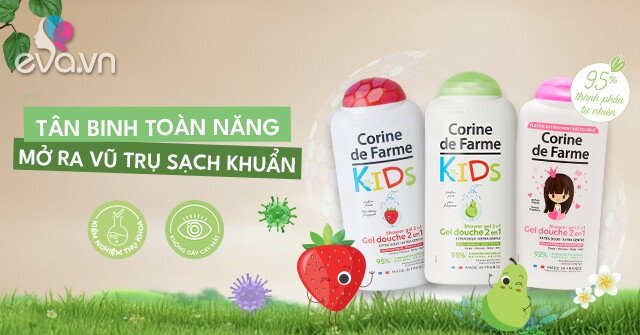 Du hành vũ trụ sạch khuẩn cùng 3 "tân binh” tắm gội 2in1 Corine De ...