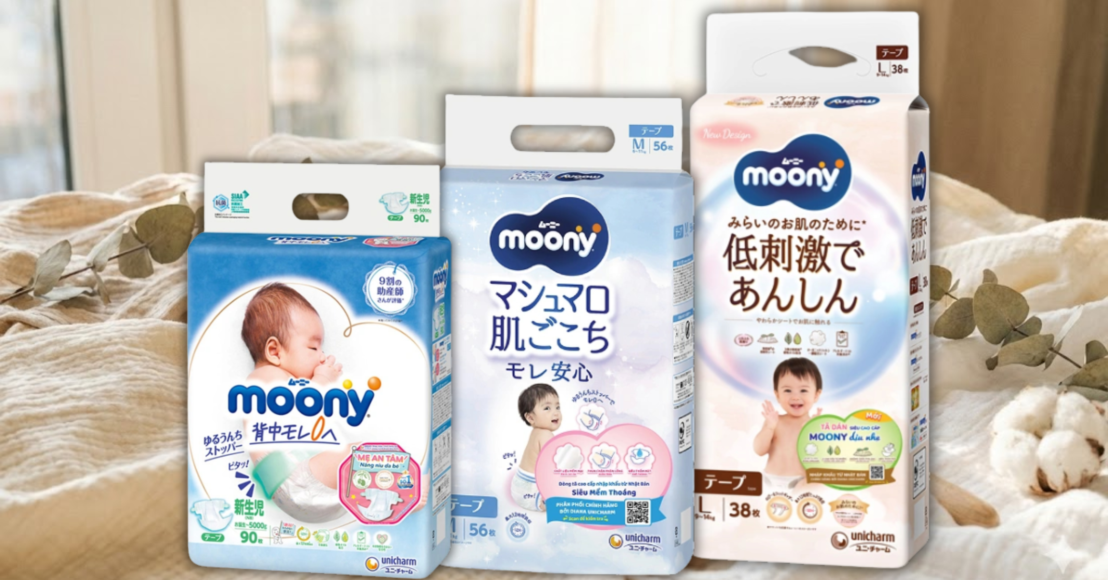 Mẹ nên dùng tã dán hay tã quần Moony cho các bé vận động nhiều?